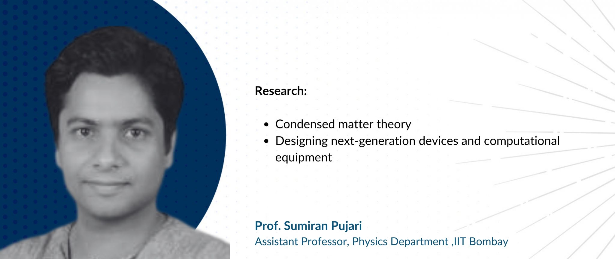 Young Faculty Fellowship - Indian Institute of Technology Bombay