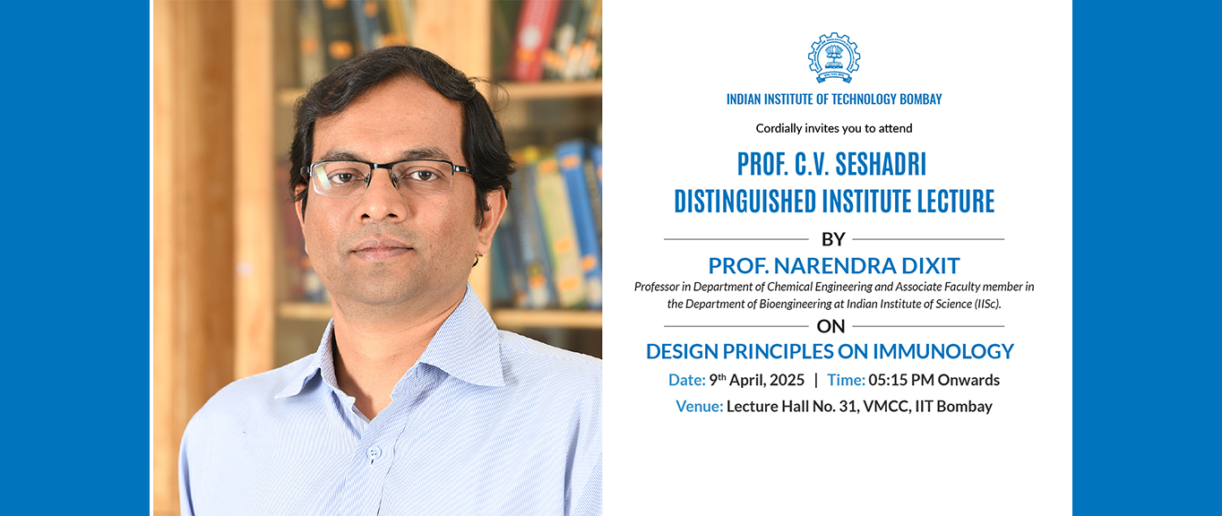LECTURE SERIES - Indian Institute of Technology Bombay